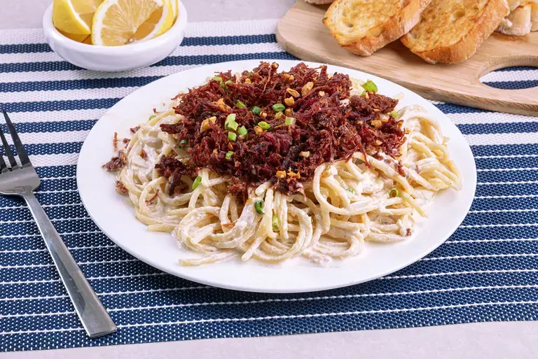 how to cook spaghetti using corned beef
